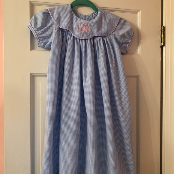 Kelly’s Kids | Dresses | Kellys Kids Abc Monogram Checkered Dress 78 ...